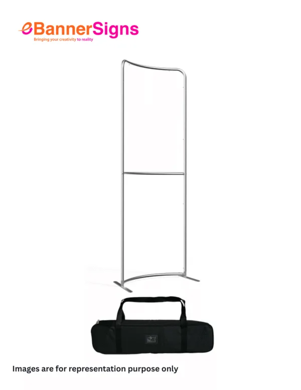 Magnetic Curved Fabric Banner Stand | eBannerSigns