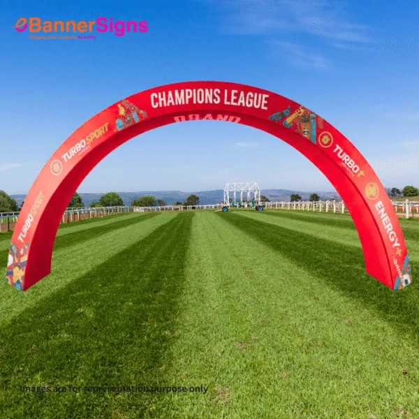 3D Semicircular Archway Display | eBannerSigns