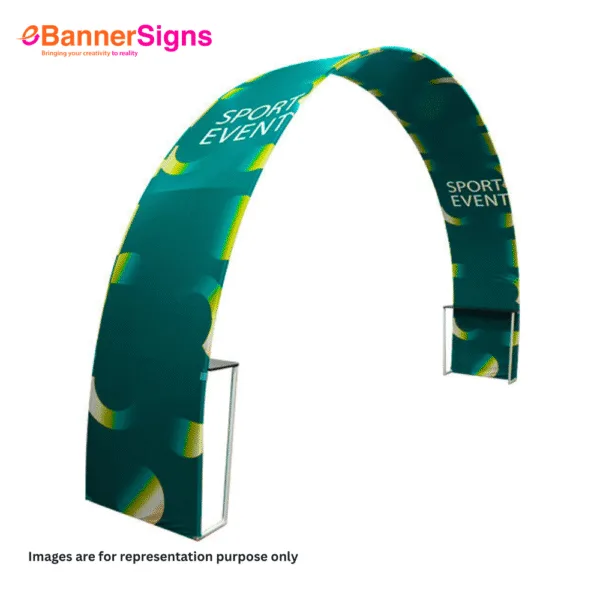 Round Arch Trade Show Booth Display | eBannerSigns