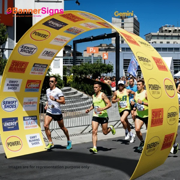 Rounded Arch Display | eBannerSigns